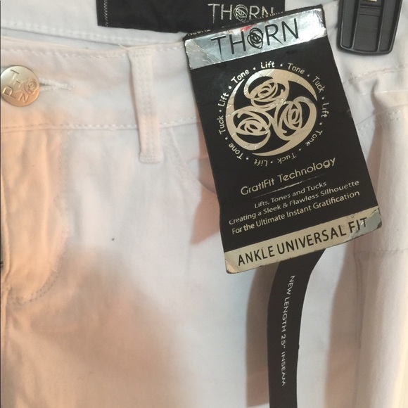 Jeans | New With Tag Thorn White Jeans Skinny Size 4 | Poshmark